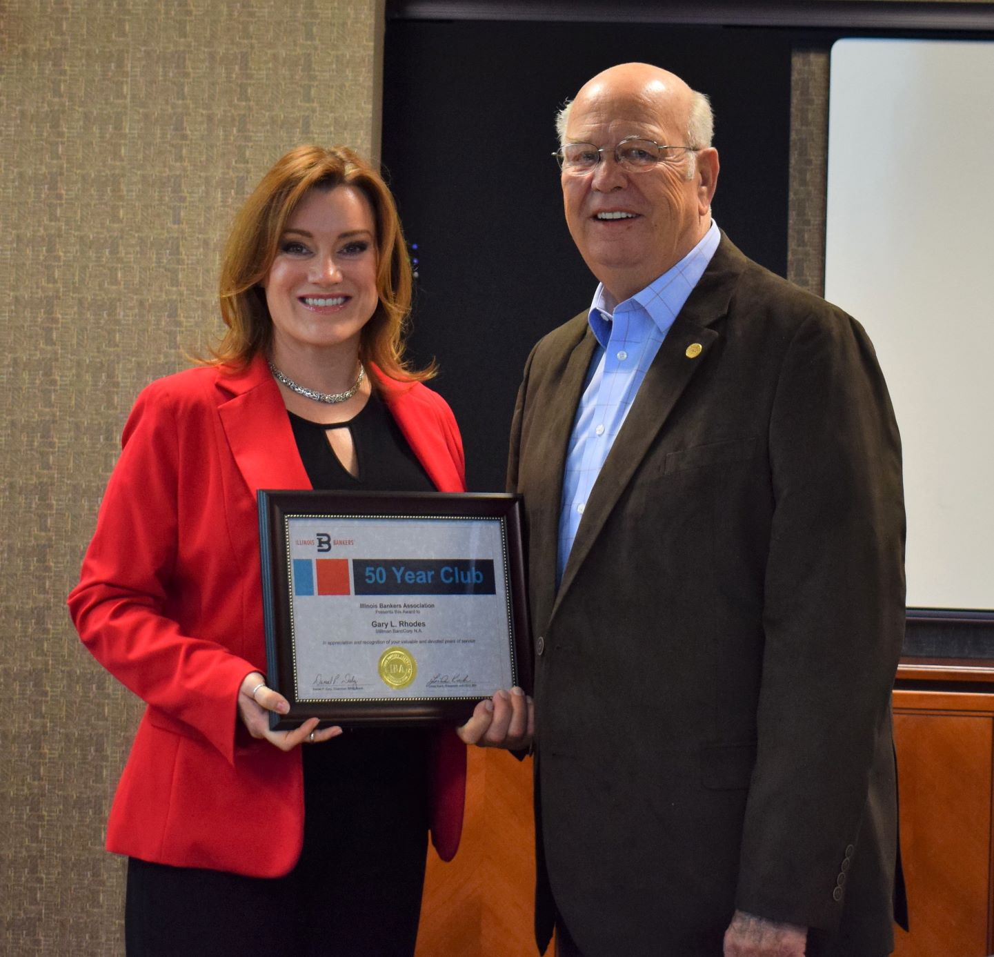 Gary L. Rhodes Honored for 50 Years of Service in Banking | Stillman Bank