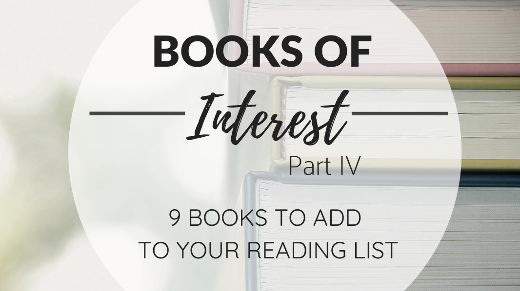 Books of Interest Part 4: 2020 Fall Reading Recommendations - Stillman Bank